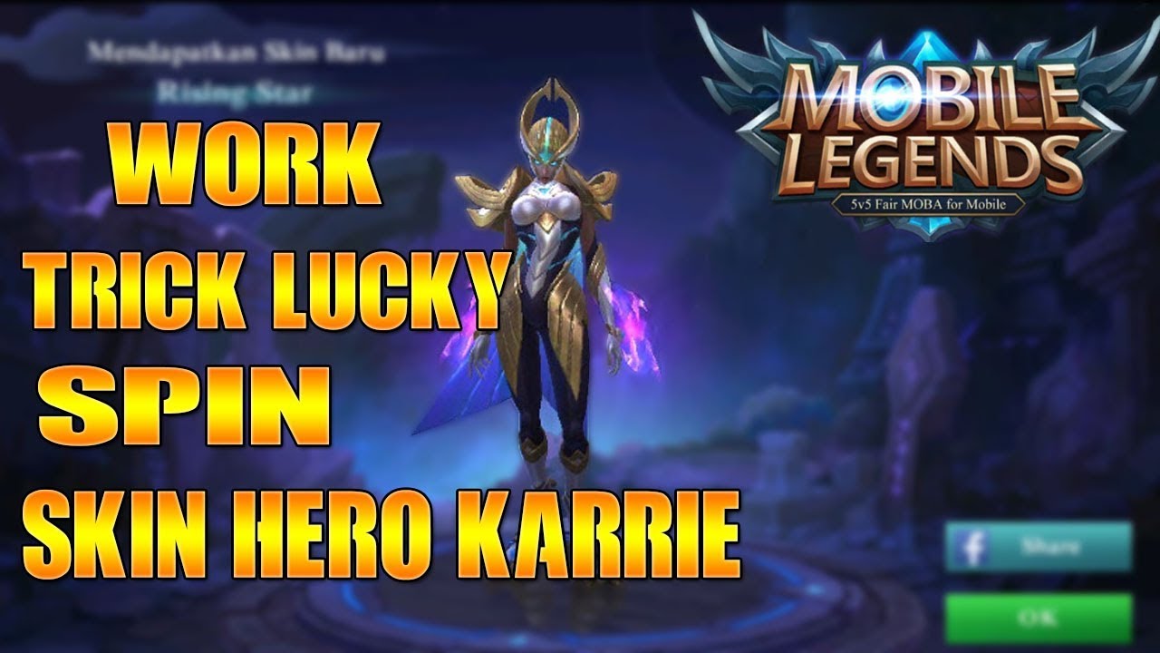 Trick Lucky Spin Hero Karrie MLBB Mobile Legends Indonesia - YouTube
