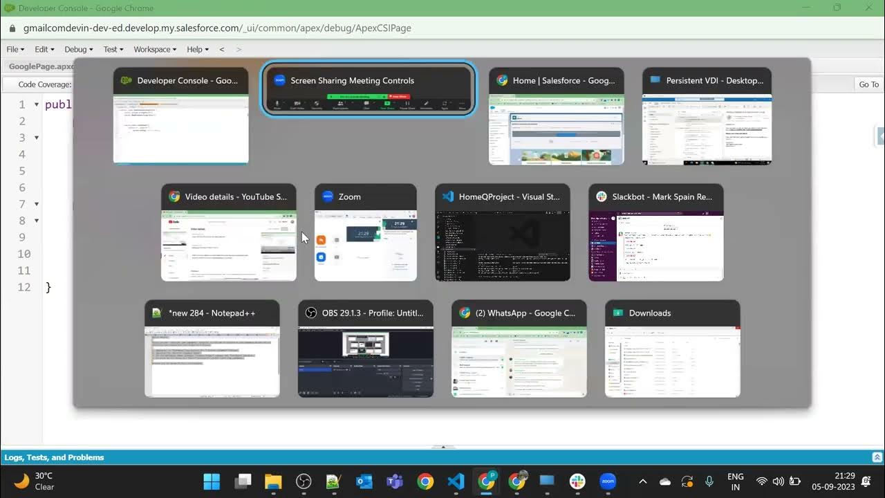 Getter and Setter in apex class - salesforce - YouTube