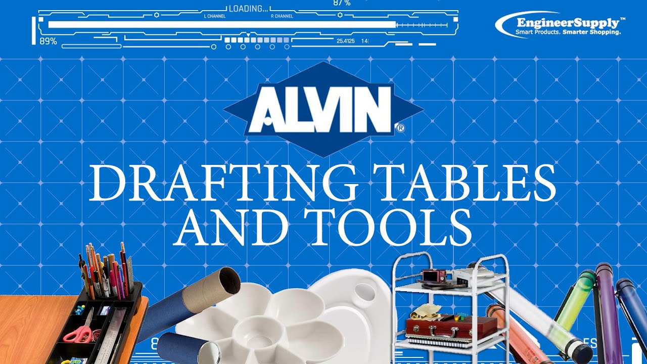 Alvin Drafting Tables and Tools | Engineer Supply - YouTube