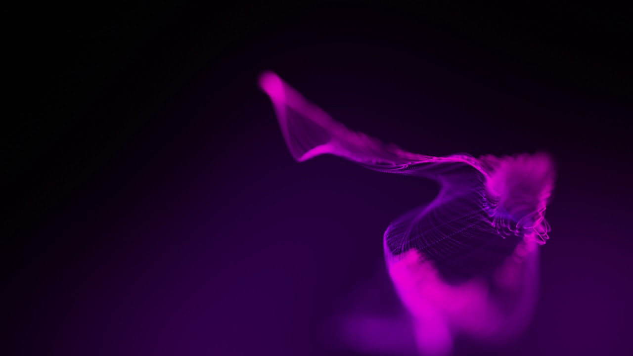 Pink Particles Trail effect - YouTube