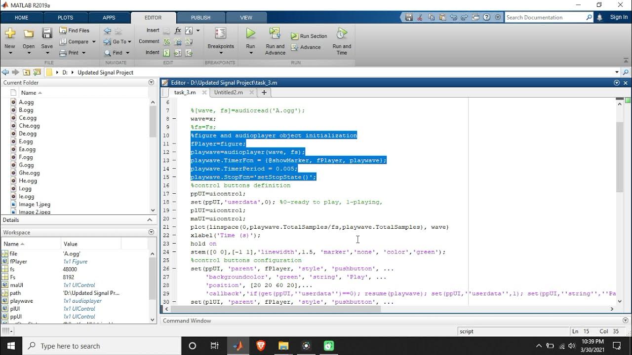 Audio Read in MATLAB (Signal Processing) - YouTube