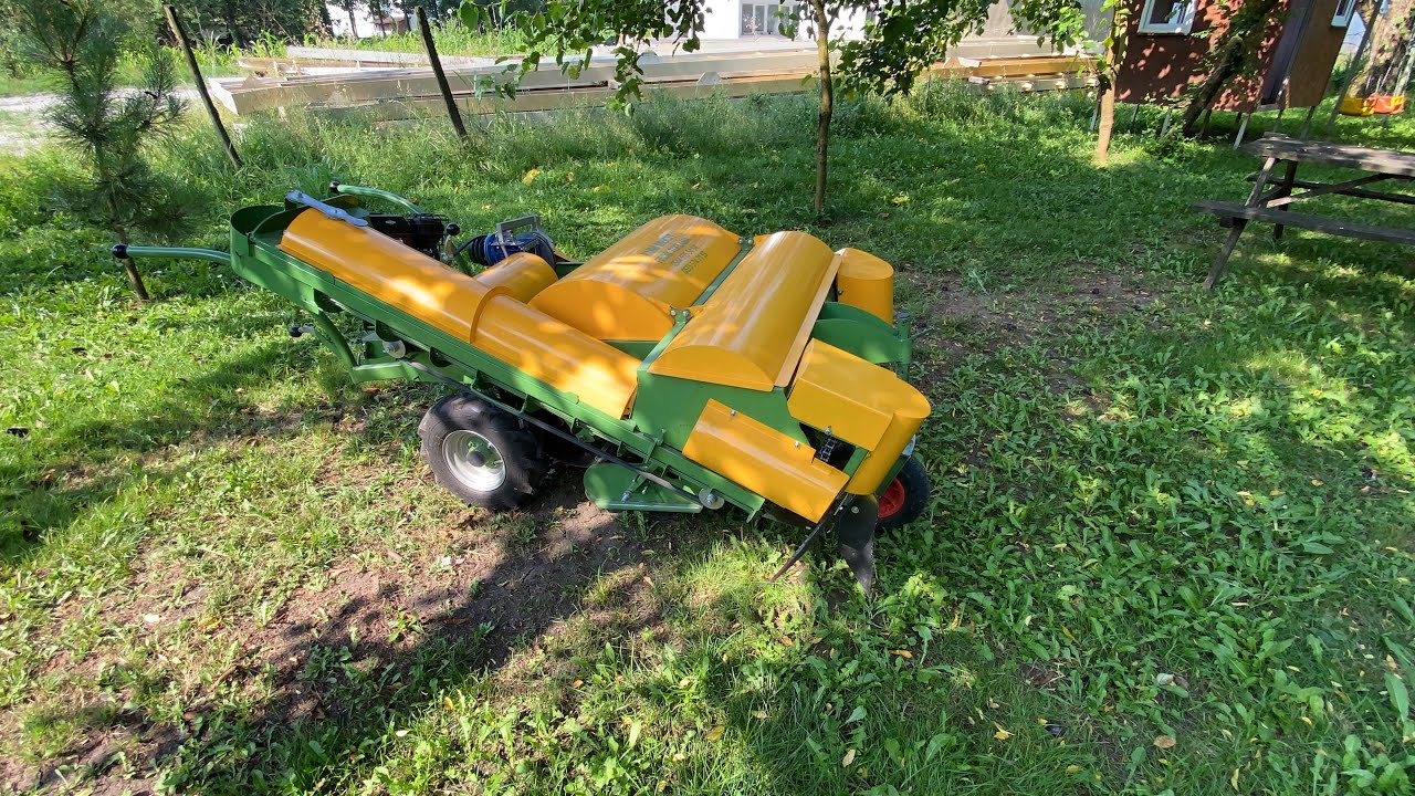 FINDIK TOPLAMA MAKİNASI - KUM MUCİT - YouTube