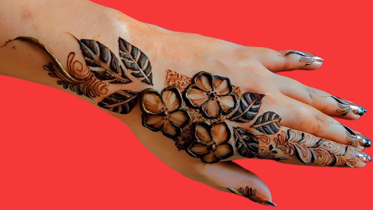 बैक हैंड के लिए मेहंदी के ये डिजाइंस बढ़ाएंगे आपके हाथों की शोभा |2023 ...