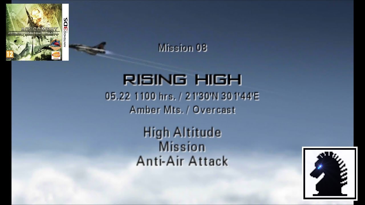 3DS Ace Combat: Assault Horizon Legacy+ - Mission #8: Rising High - YouTube