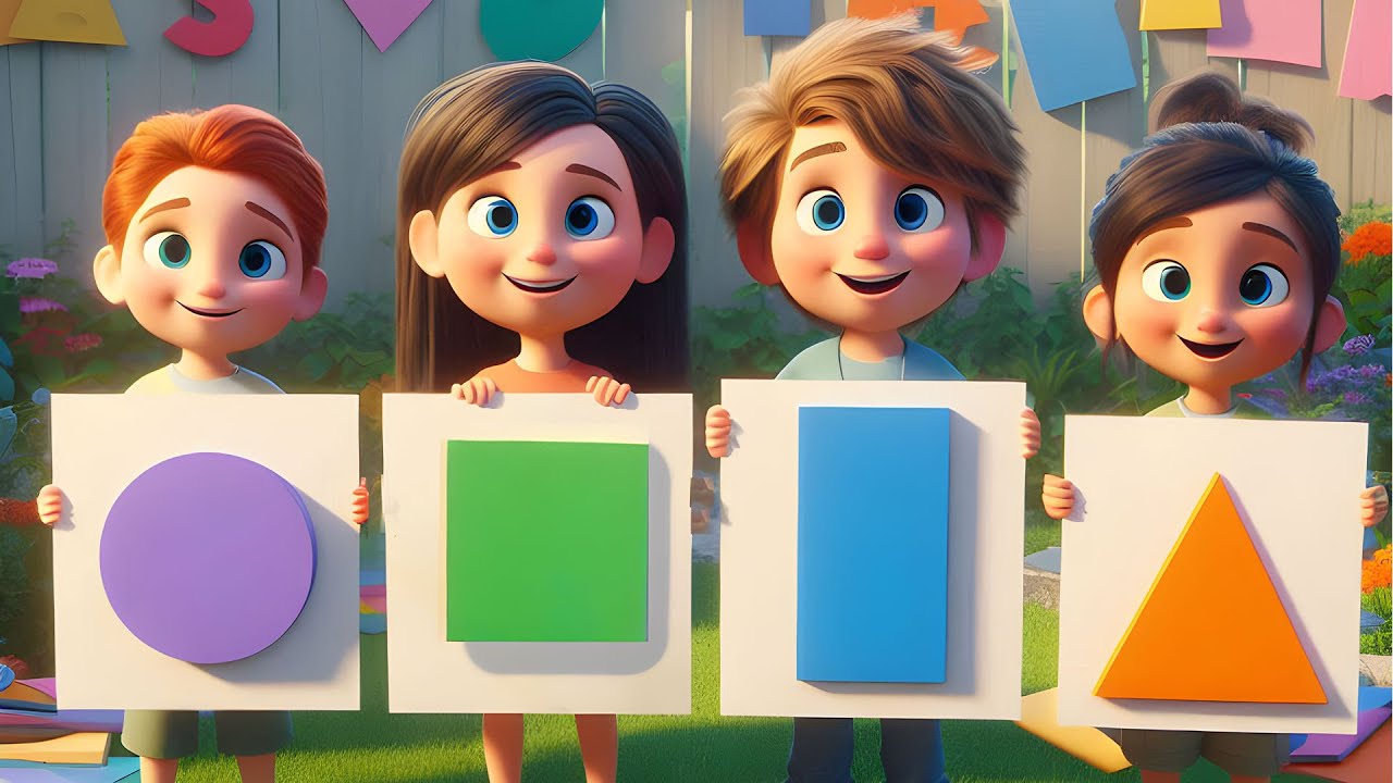 Shapes all around - YouTube