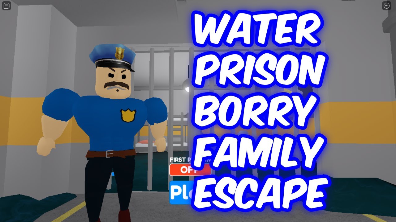 Roblox Obby Water Prison Borry Family Escape Obby Full Gameplay No ...