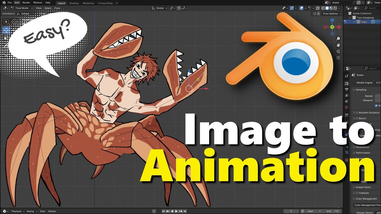Blender PNG Animation Tutorial | Bring Static Images to Life! - YouTube