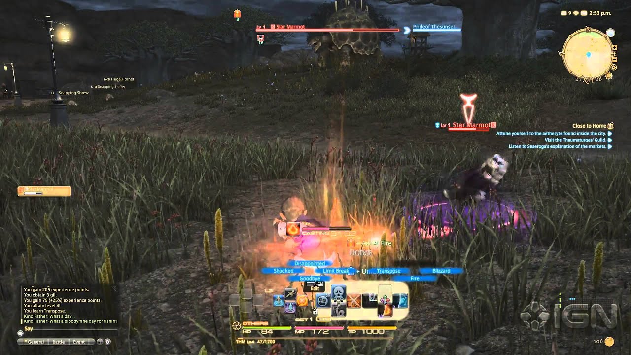 Lets Play Final Fantasy 14 on PS4 with Greg Miller and Destin Legarie ...