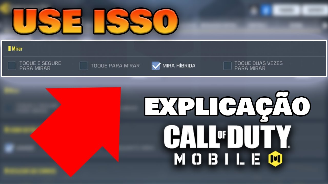 USE MIRA HÍBRIDA... EXPLICAÇÃO SOBRE os 4 TIPOS DE MIRA no COD MOBILE ...