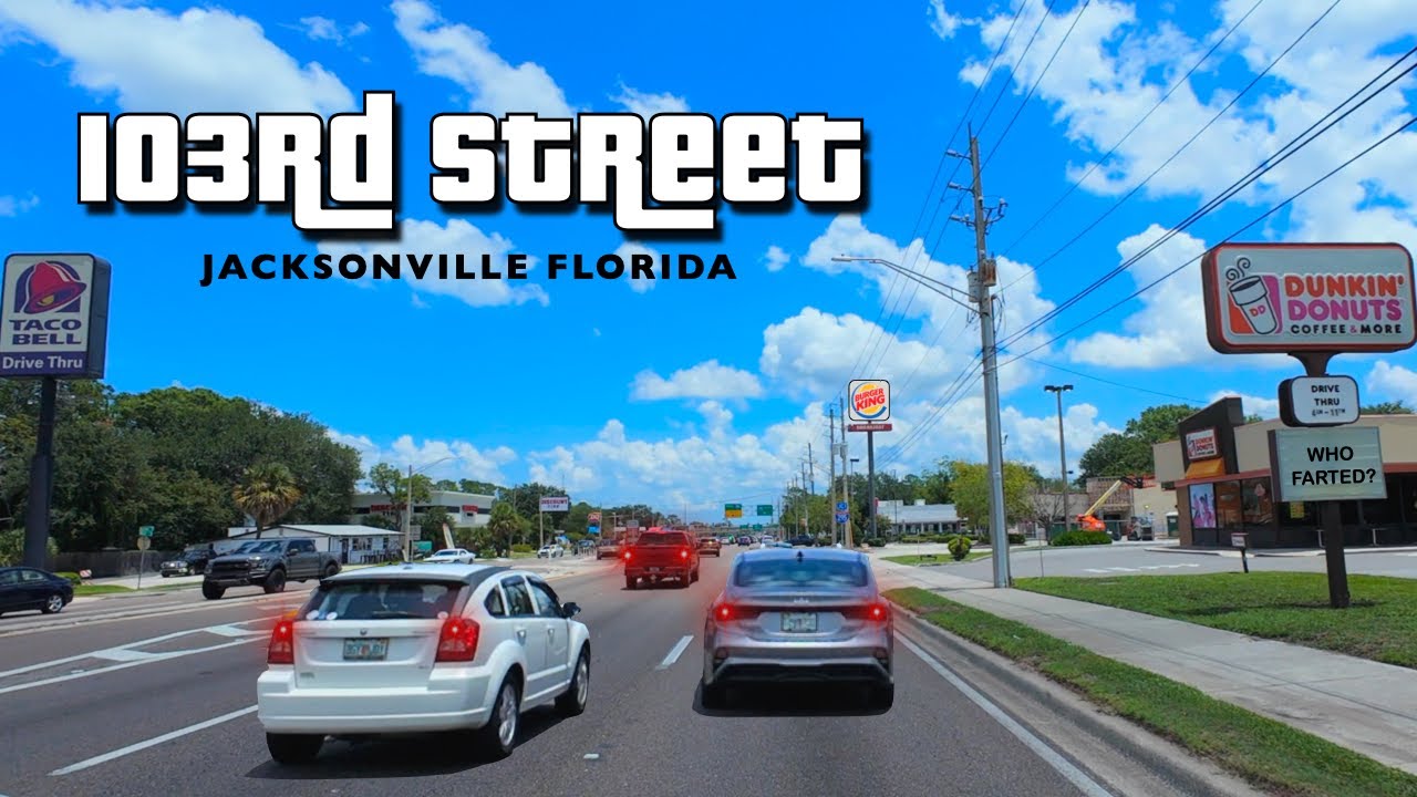 Driving 103rd Street Jacksonville Florida - YouTube