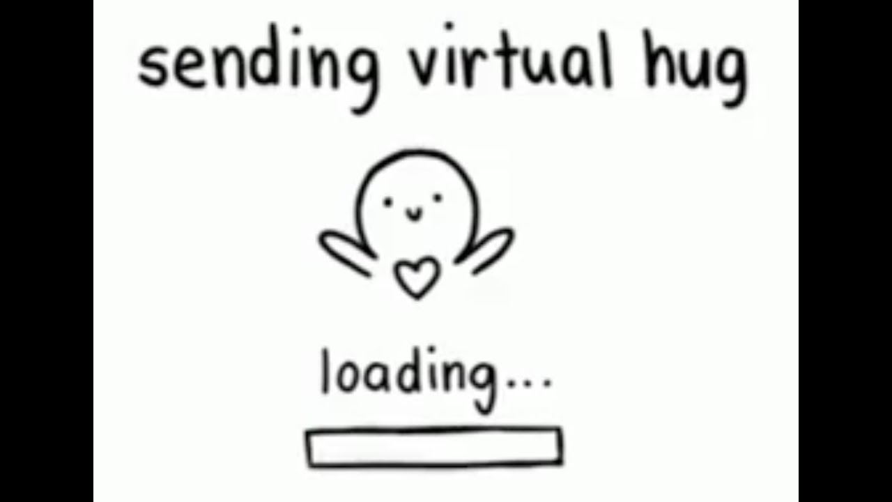 Internet Hug Memes Sending Virtual Hug Corona Virus Crisis Banner