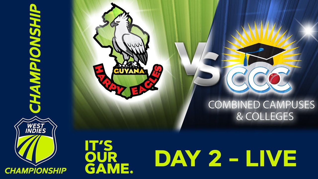 🔴 LIVE Guyana vs CCC - Day 2 | West Indies Championship 2025 | 6th ...