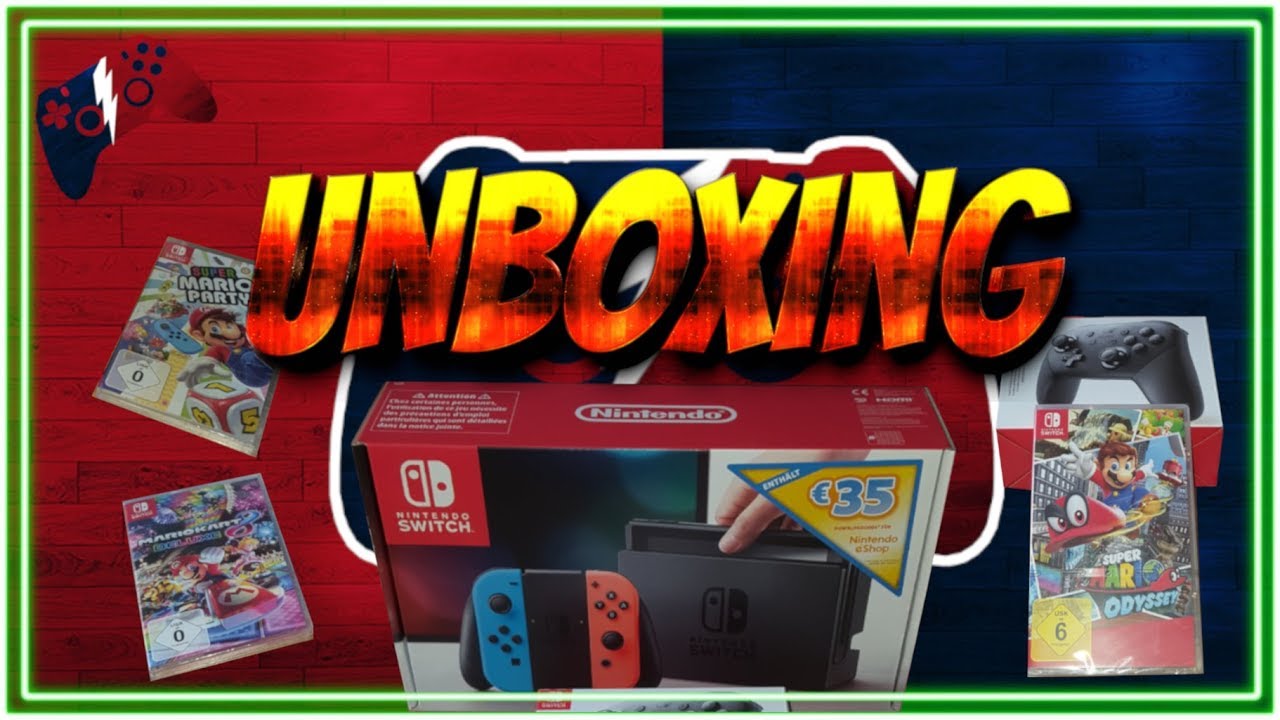 Mein neues Spielzeug│Nintendo Switch unboxing│Nintendo Switch german ...