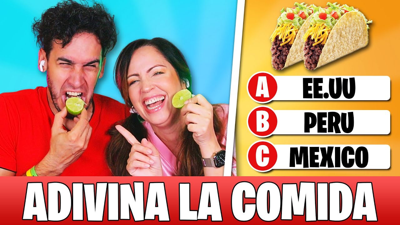 CHUPA LIMÓN EL QUE NO ADIVINE EL PAÍS POR SU COMIDA ! Trivia con ...
