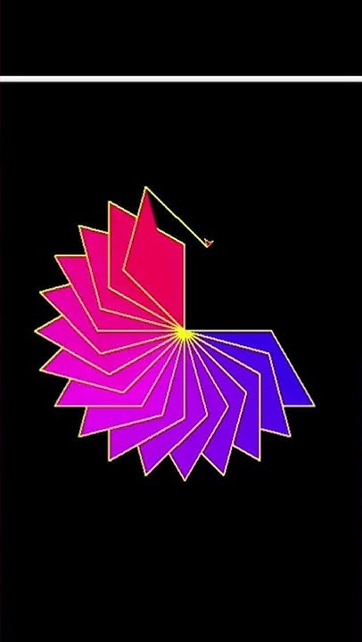 Flower graphics Using Python || CODING 4 BEGINNER || Python Learning || Animations #shots # ...