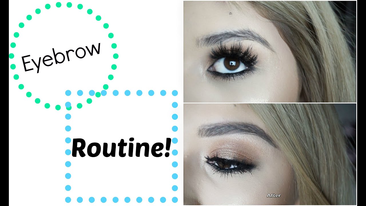 My Eyebrow Routine - YouTube