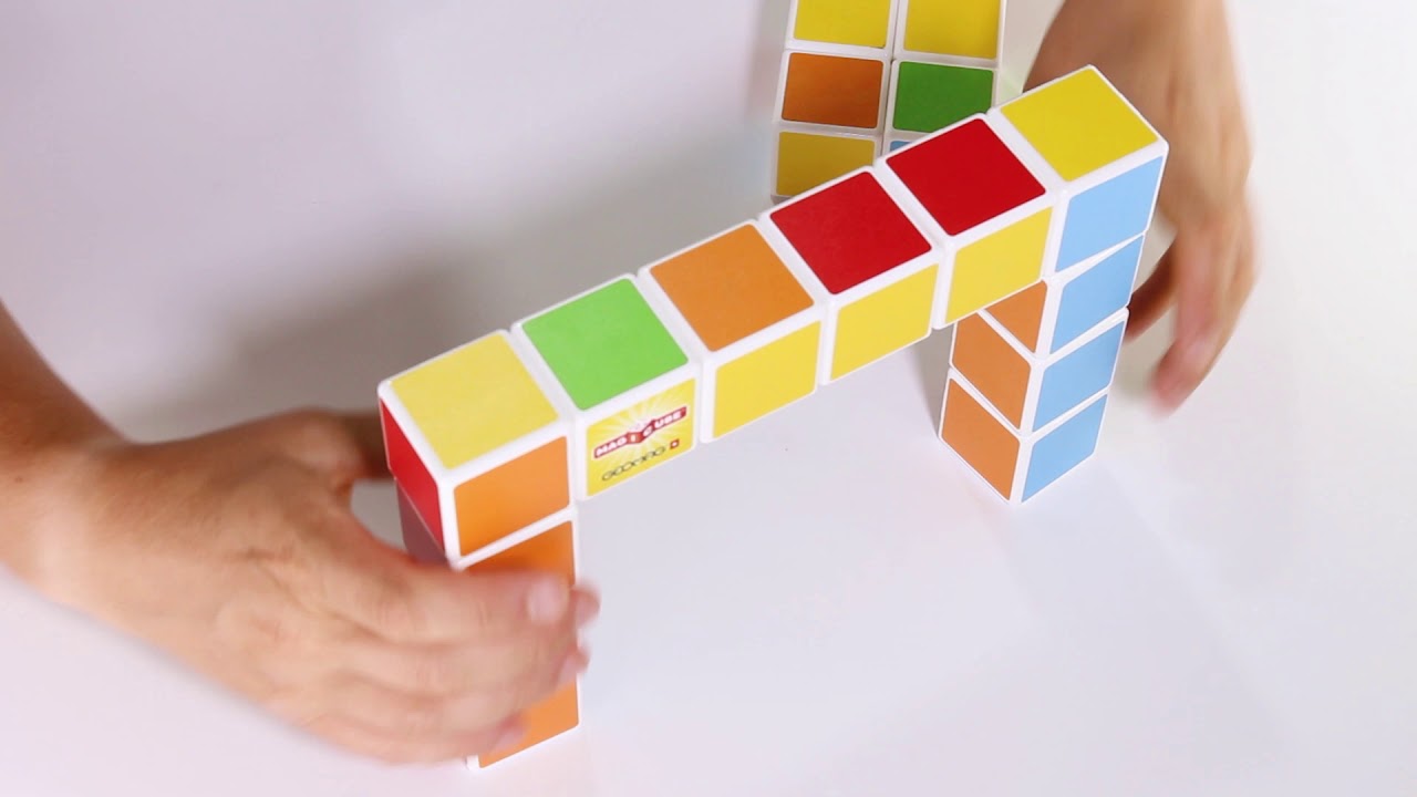 Geomag Magicube – Free Building 16 pcs (Tutorial) - YouTube