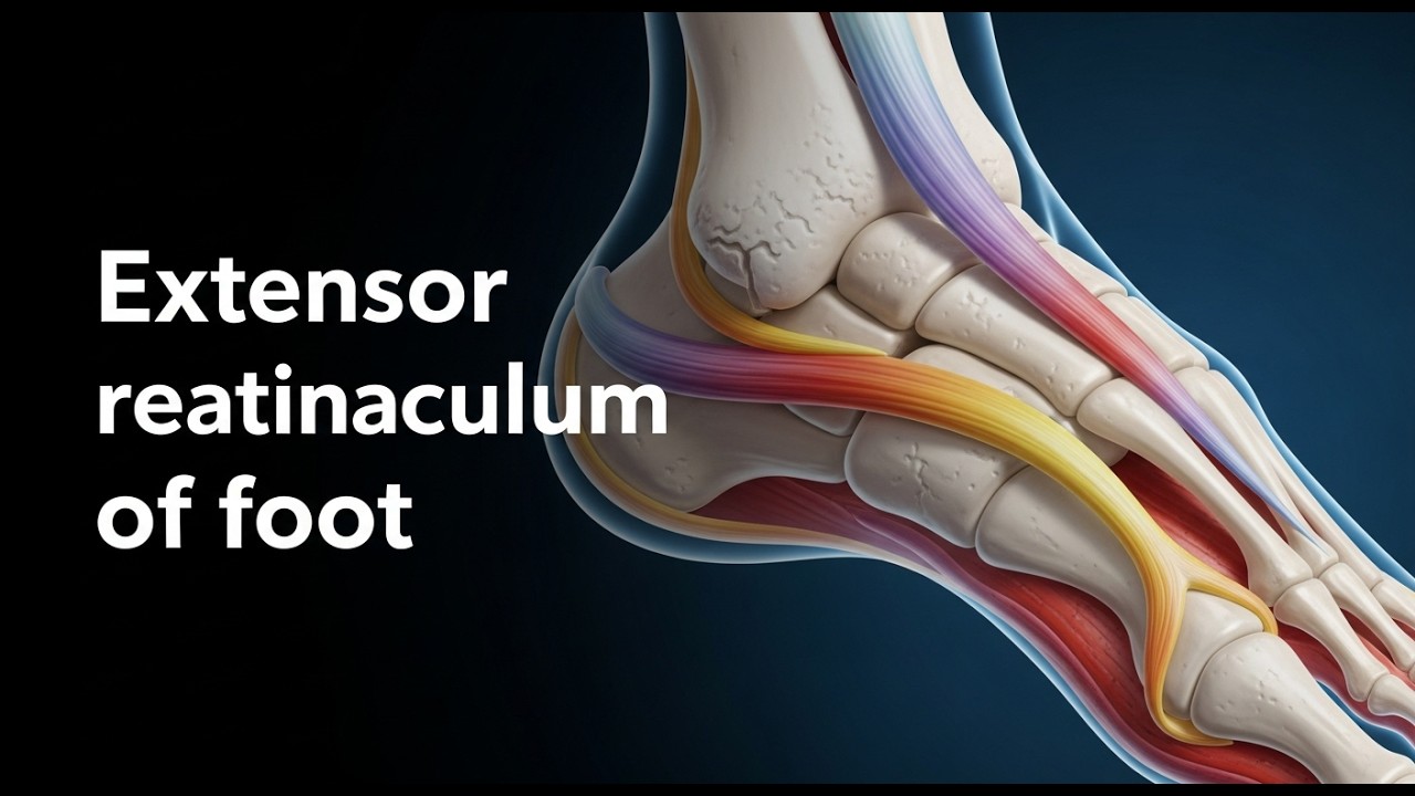 Extensor Retinaculum of Foot | Lower limb | Anatomy | Easy Explanation ...