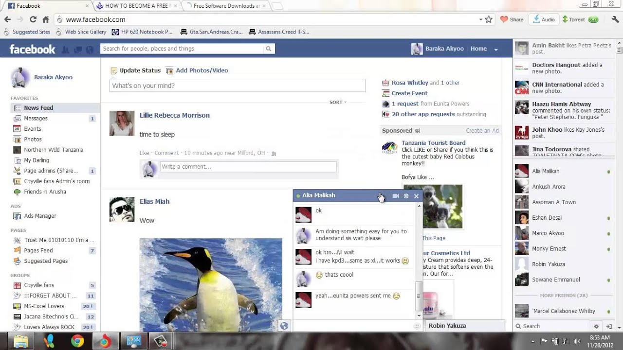 Compress and Attach file to facebook Private message - YouTube