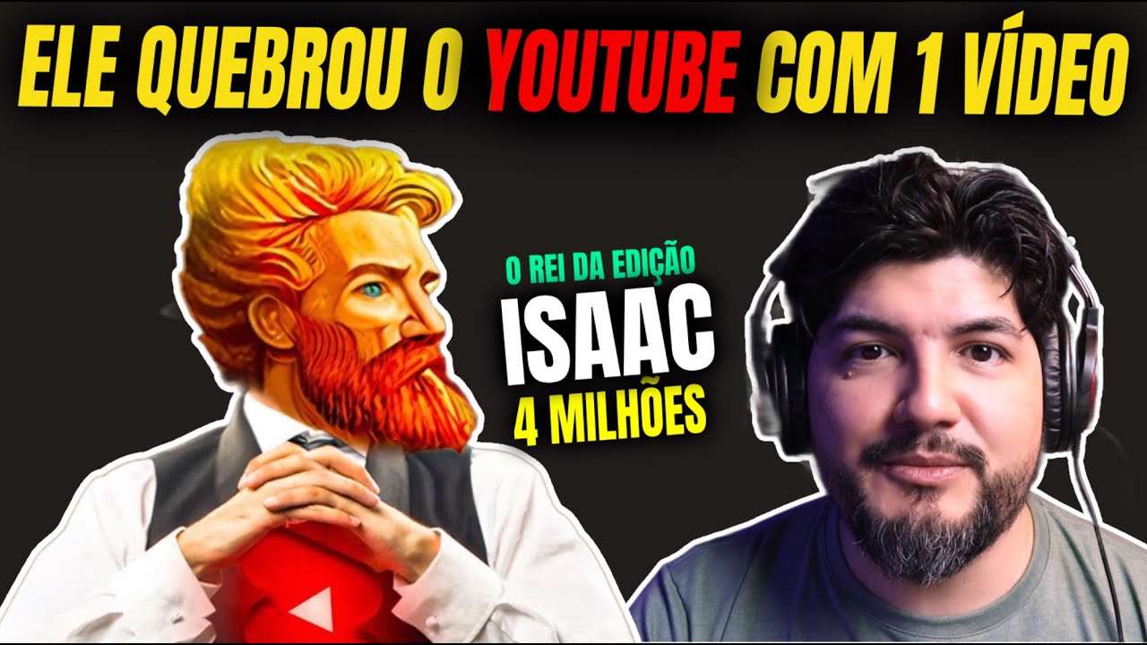 ELE QUEBROU O ALGORITMO DO YOUTUBE COM 1 VÍDEO (Conheça o ISAAC, o Rei ...