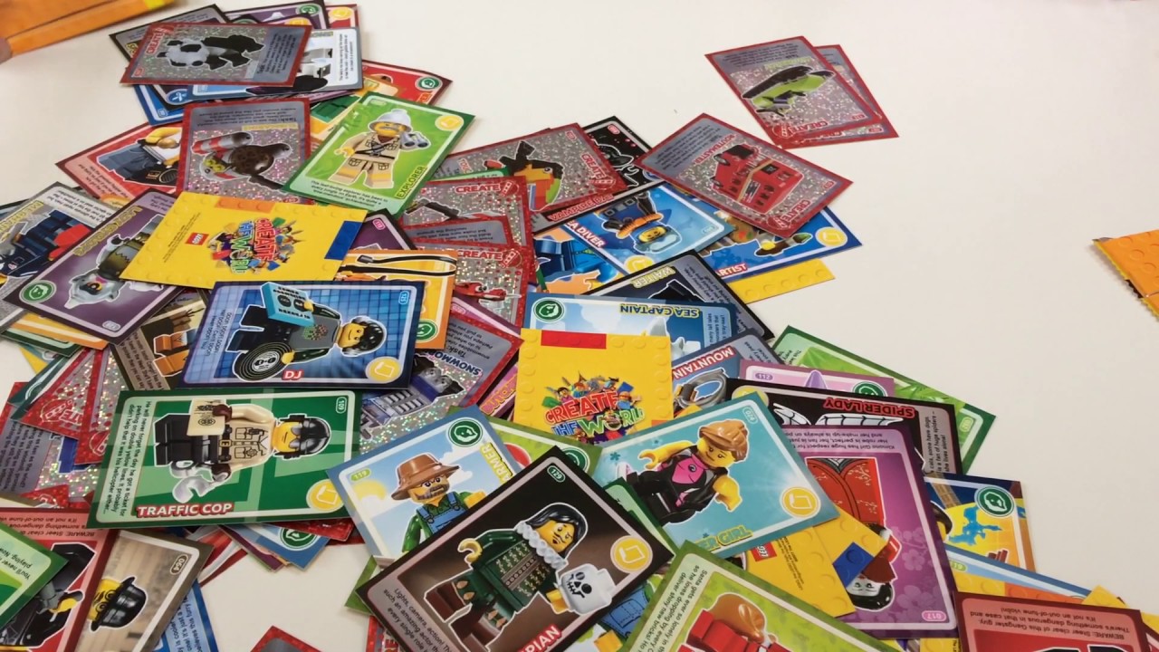 Opening lego cards (4) - YouTube