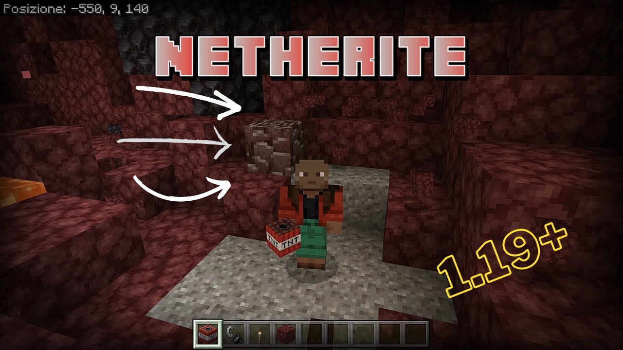 Minecraft - Come trovare netherite facilmente - YouTube