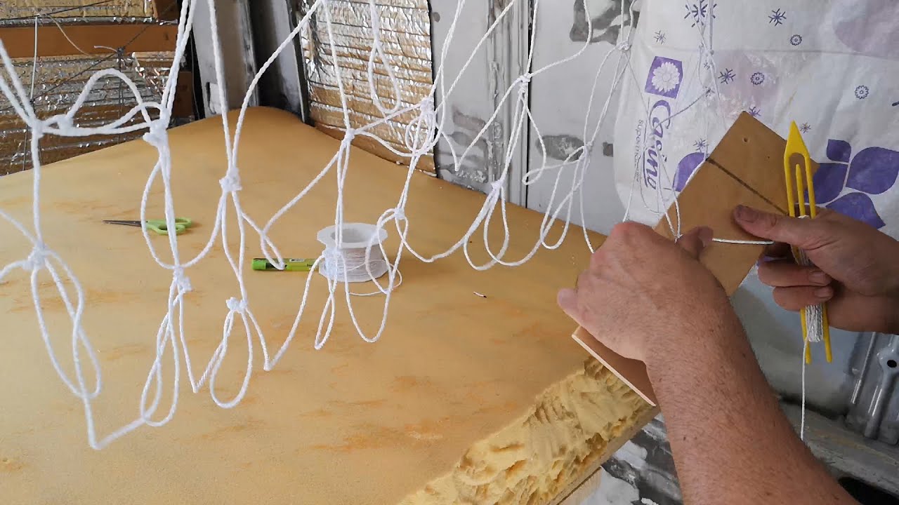 Comment fabriquer un filet de rangement automobile. Tuto débutant ...