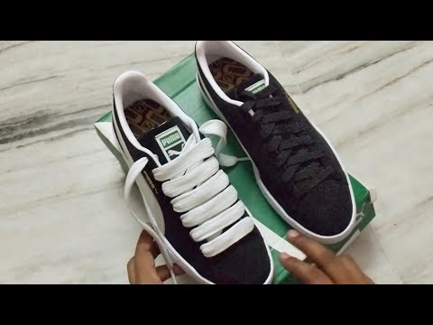HOW TO LACE PUMA SUEDE STRAIGHT BAR LACING