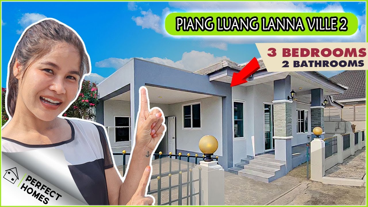 Charming House in Piang Luang Lanna Ville 2 || Near Schools and Kad Farang Village || 3,300,000 ...