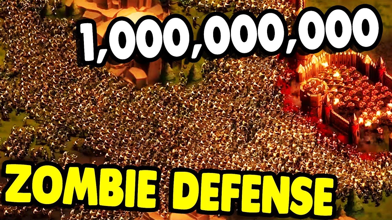 EPIC 1,000,000,000 Zombies vs. Castle FORTRESS Defense | They Are ...