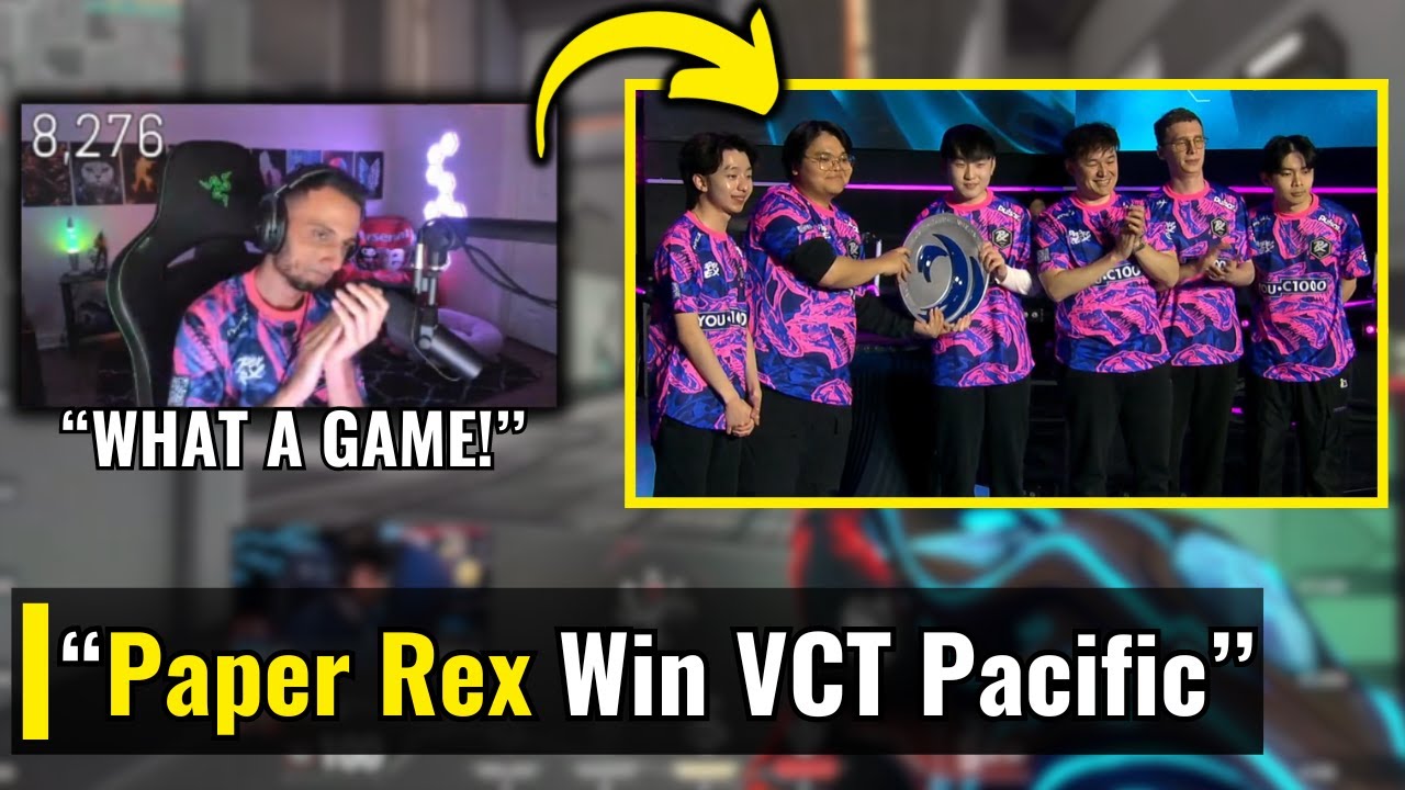 🚨 FNS React Paper Rex Win VCT Pacific Against Gen.G - YouTube