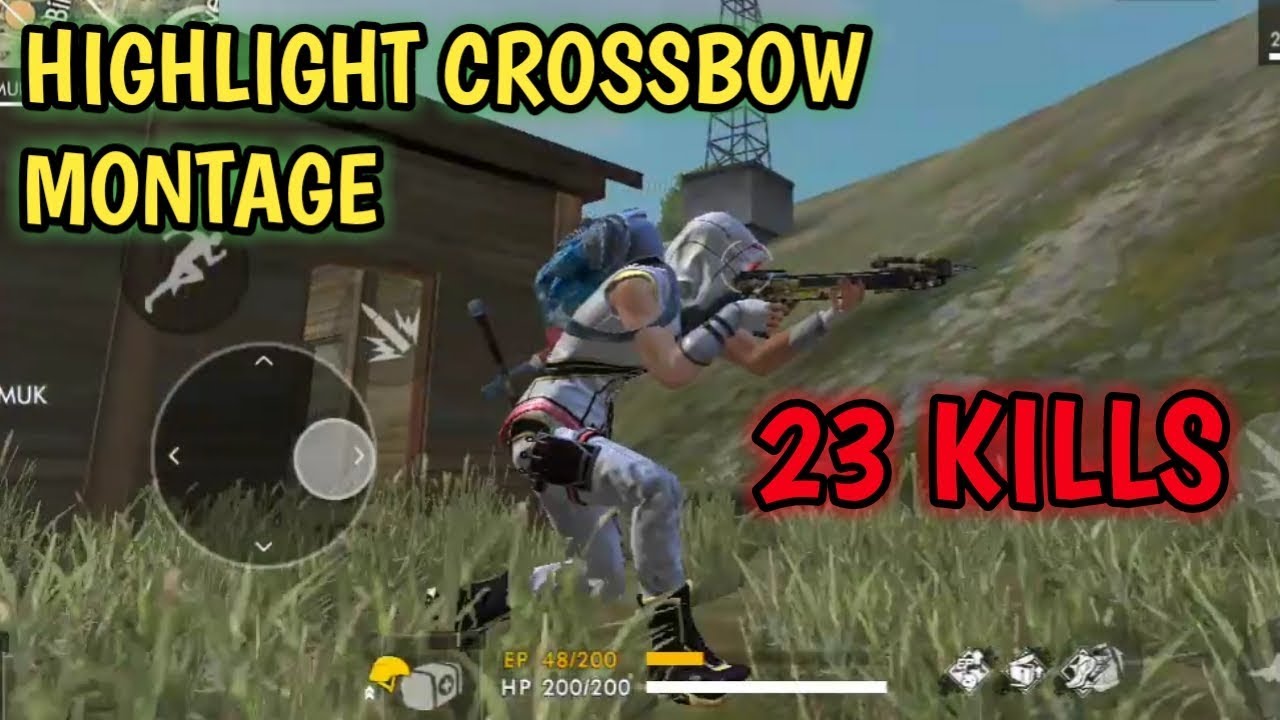 HIGHLIGHT CROSSBOW MONTAGE 23 KILLS - GARENA FREE FIRE - YouTube