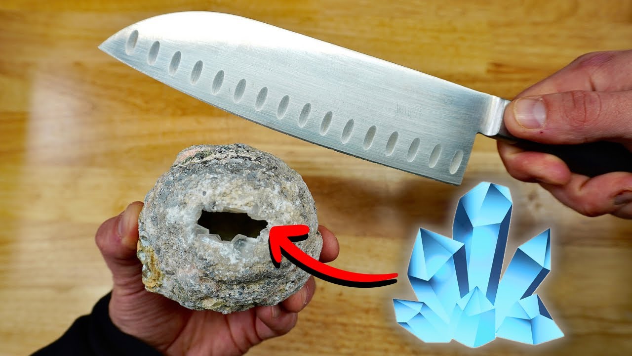 I cut 8 Geodes open in search of CRYSTALS! - YouTube