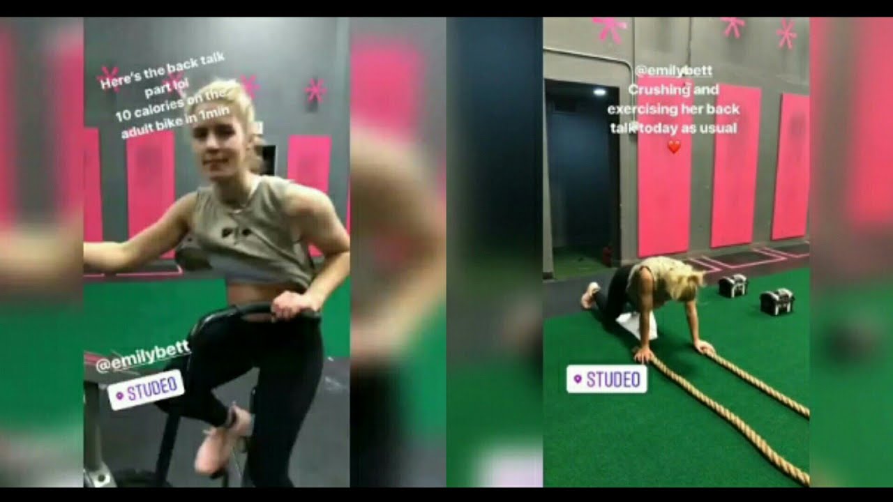 Emily bett rickards workout #54 - YouTube