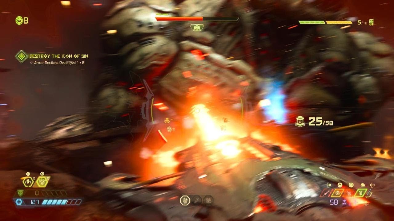 DOOM Eternal ICON OF SIN FINAL FIGHT PART 1 - YouTube