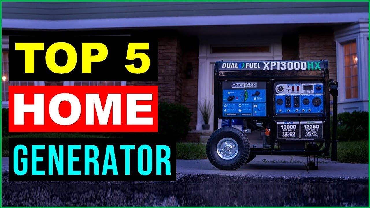 5 Best Home Generators 2024 (GENERATOR REVIEWED) - YouTube