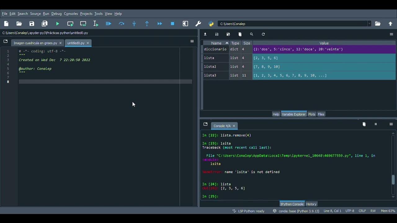 Python Diccionarios Listas Y Compresión De Listas Youtube