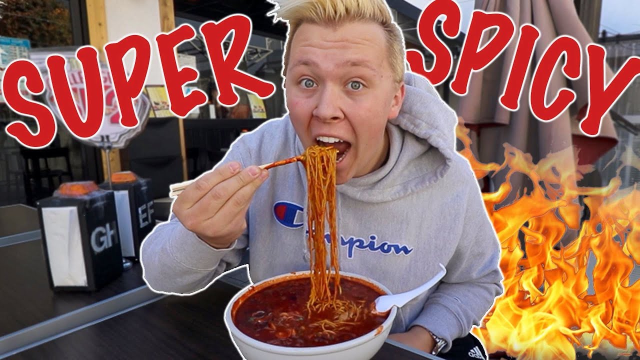 RED HOT RAMEN NOODLE CHALLENGE!!! - YouTube