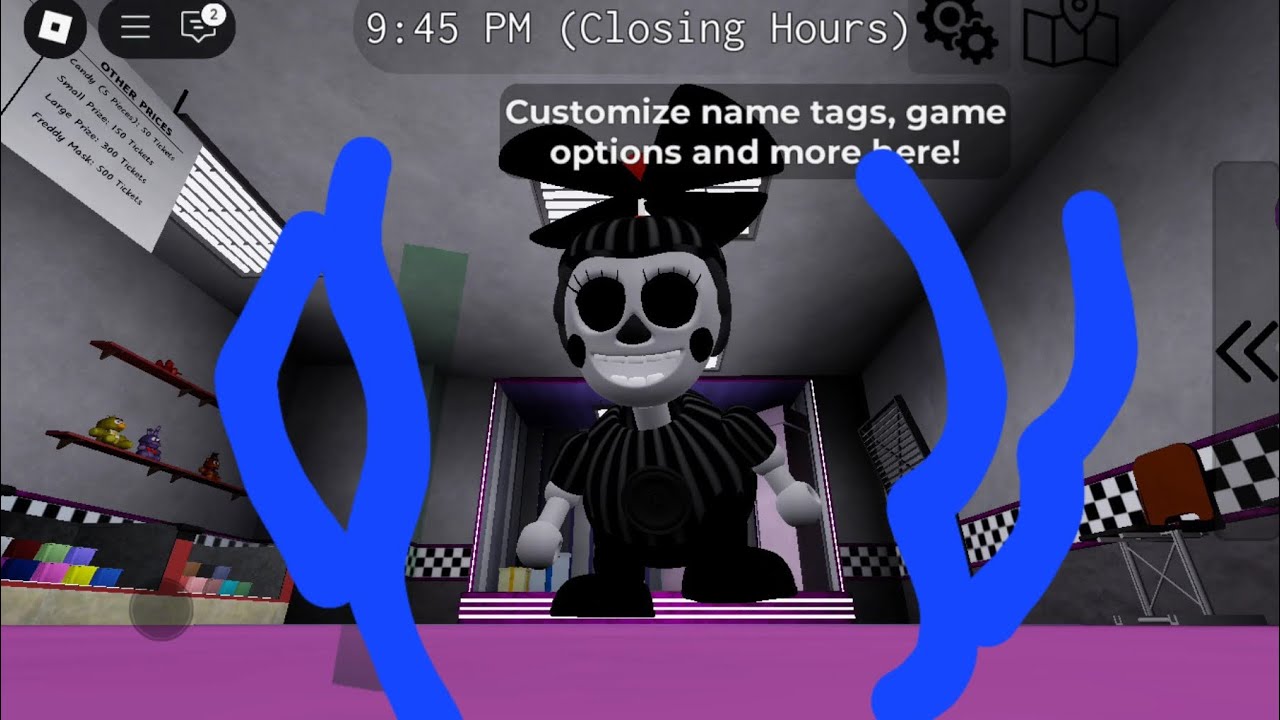 Showing my fmr characters fnaf roblox - YouTube