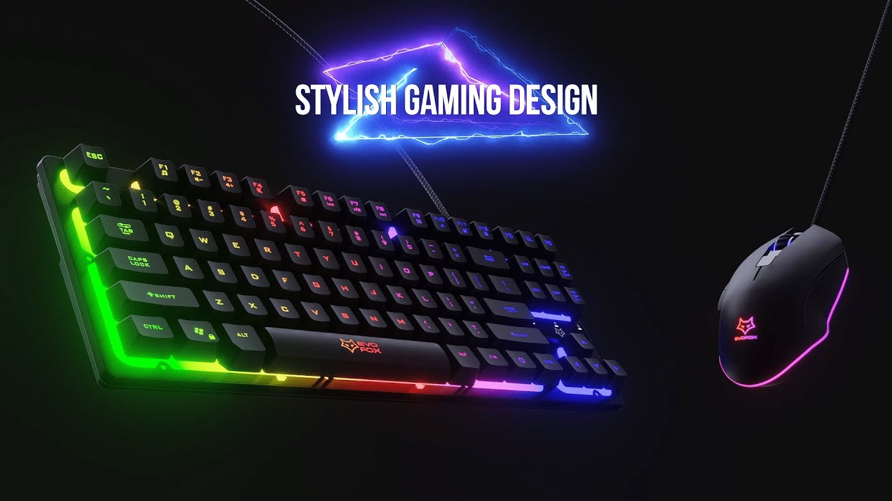 EvoFox X-Team Gaming Fireblade keyboard and Spirit Mouse Combo | Best ...