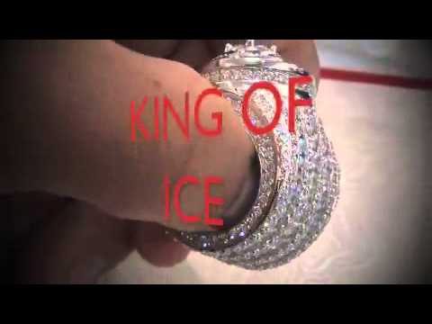 DIAMOND ICED OUT CUSTOM RICK ROSS BRACELET CHAIN EARRING PINKY RING ...