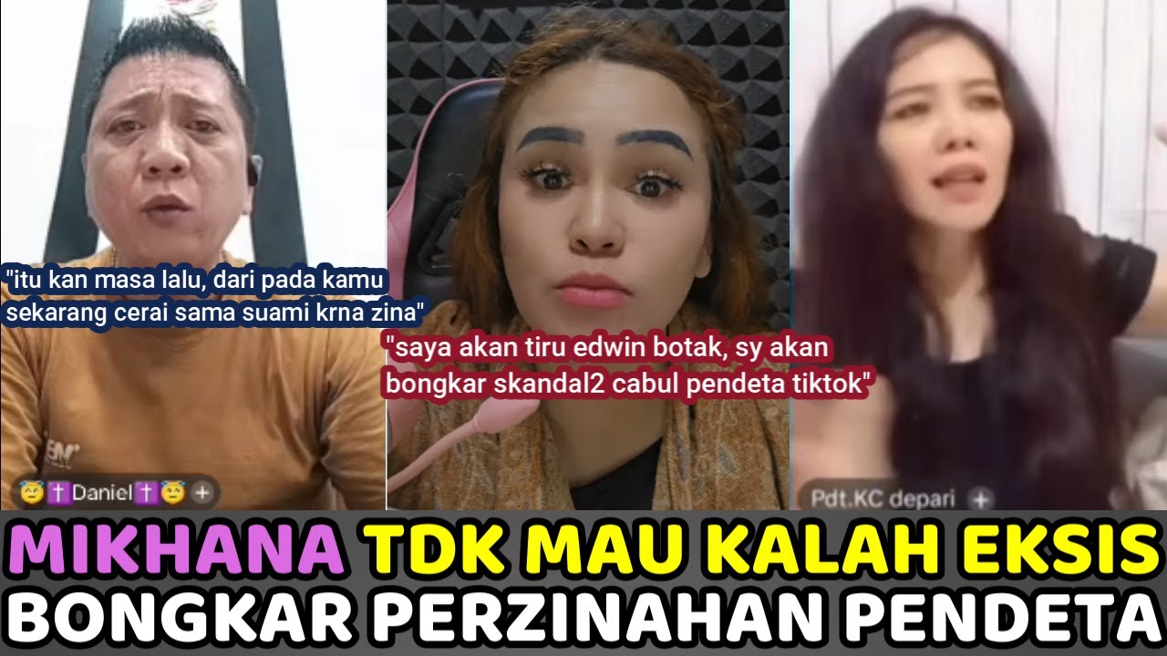 Mikhana Tidak Mau Kalah Eksis, Ikutan Bongkar Perzinahan Pendeta Daniel ...