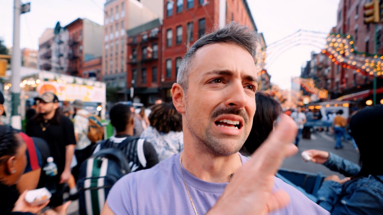 Matteo Lane Visits The San Gennaro Feast - YouTube
