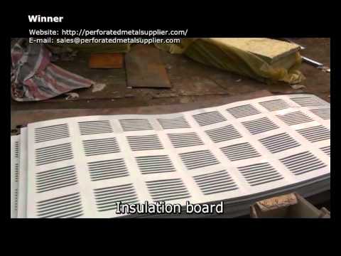 Perforated metal production process - YouTube