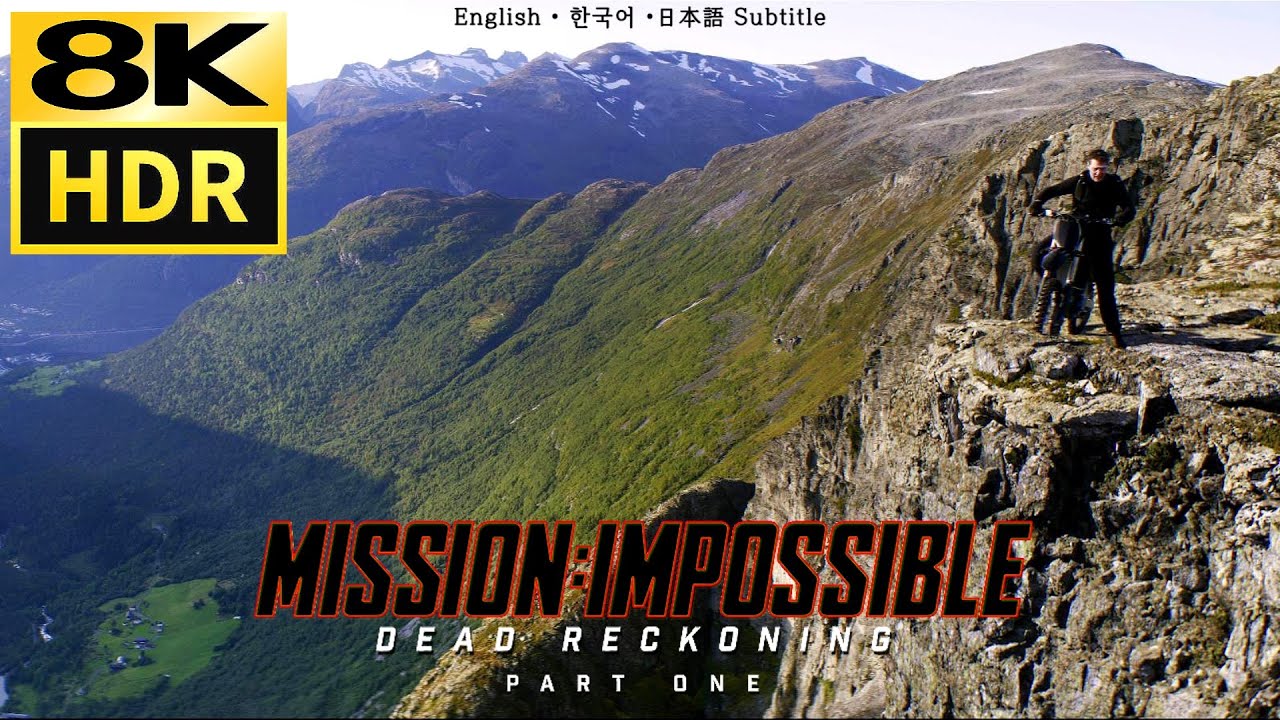 Mission Impossible Dead Reckoning Part 1 • Bike Jump Scene • 8K HDR ...