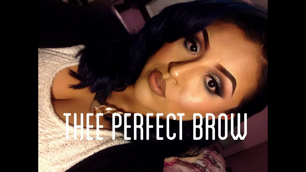 Tutorial on Thee Perfect Brow using Mac Products - YouTube