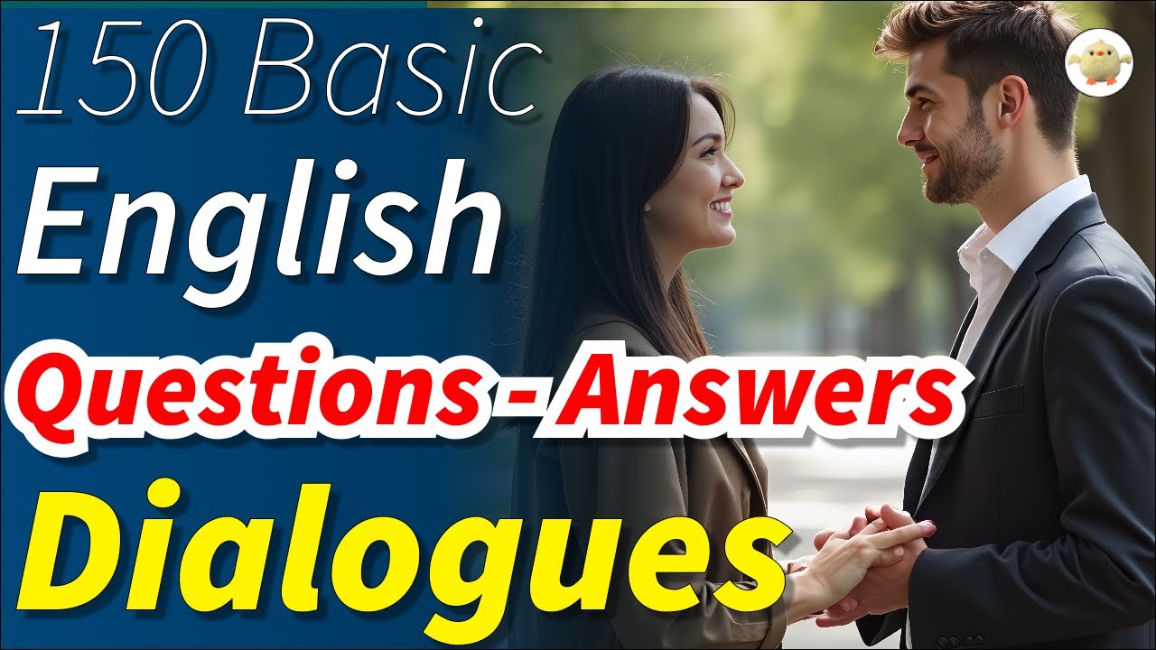 basic English questions and answers dialogues | English Listening ...