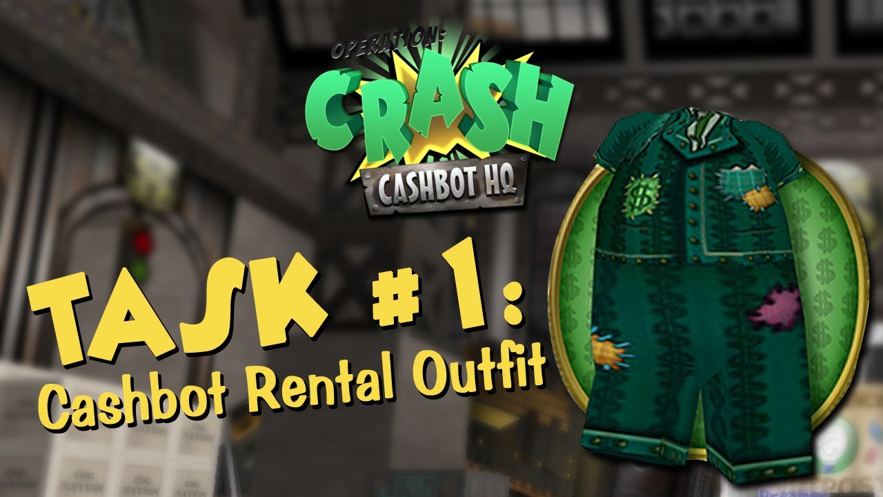Toontown Rerwritten: Crash Cashbot Task #1 - YouTube