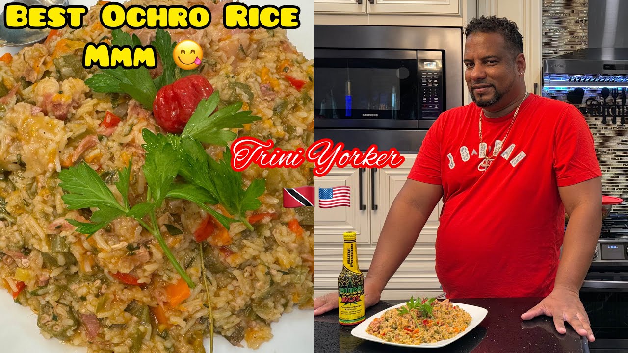 MAKING OCHRO RICE WITH PIGTAIL. - YouTube