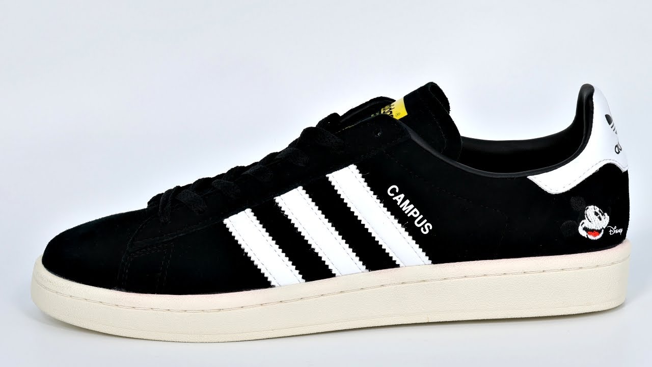 Adidas Campus x Disney Mickey Mouse Shoes 아디다스 X 디즈니 캠퍼스 미키마우스 운동화 ...